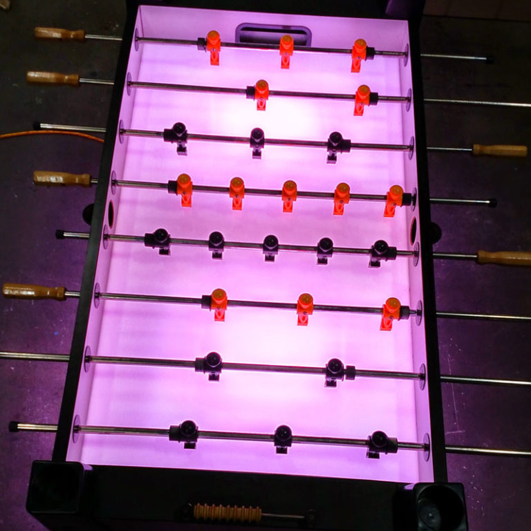 LED Foosball Table Rental - Party Pals