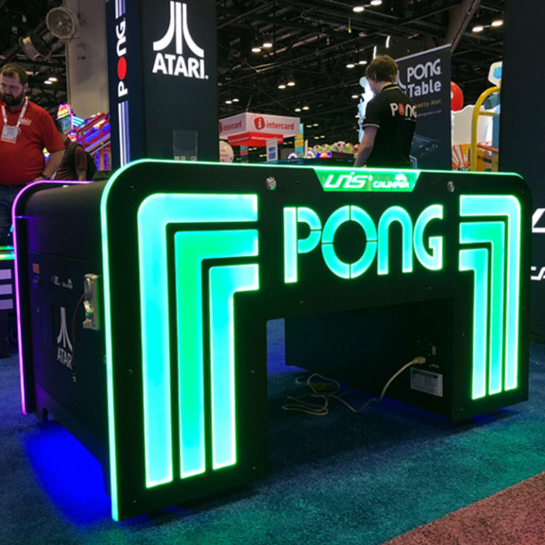 Pong 3D Atari LED Arcade Table - Party Pals