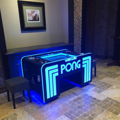 Pong 3D Atari LED Arcade Table - Party Pals