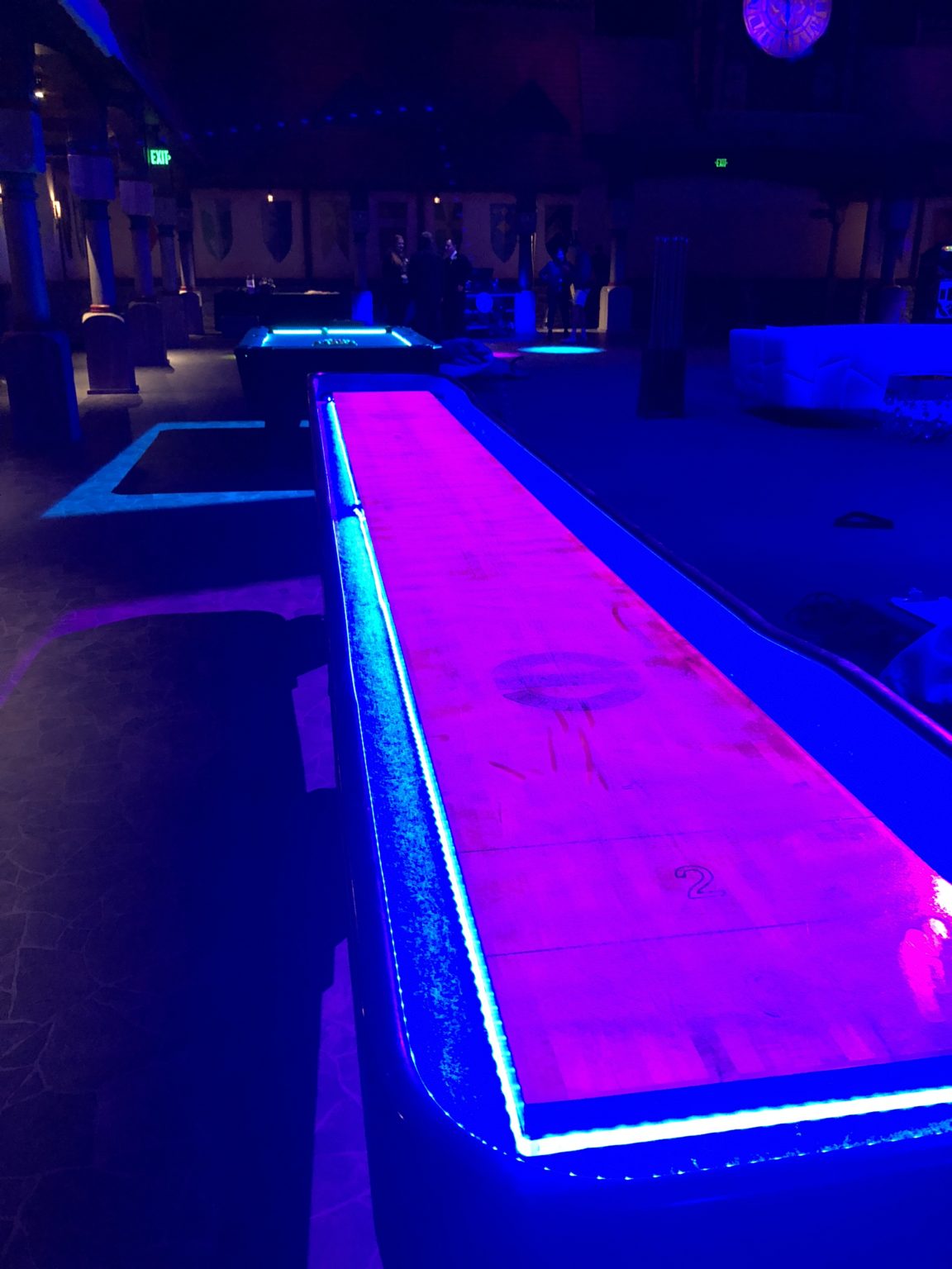 Shuffleboard LED - 14 Foot - Party Pals